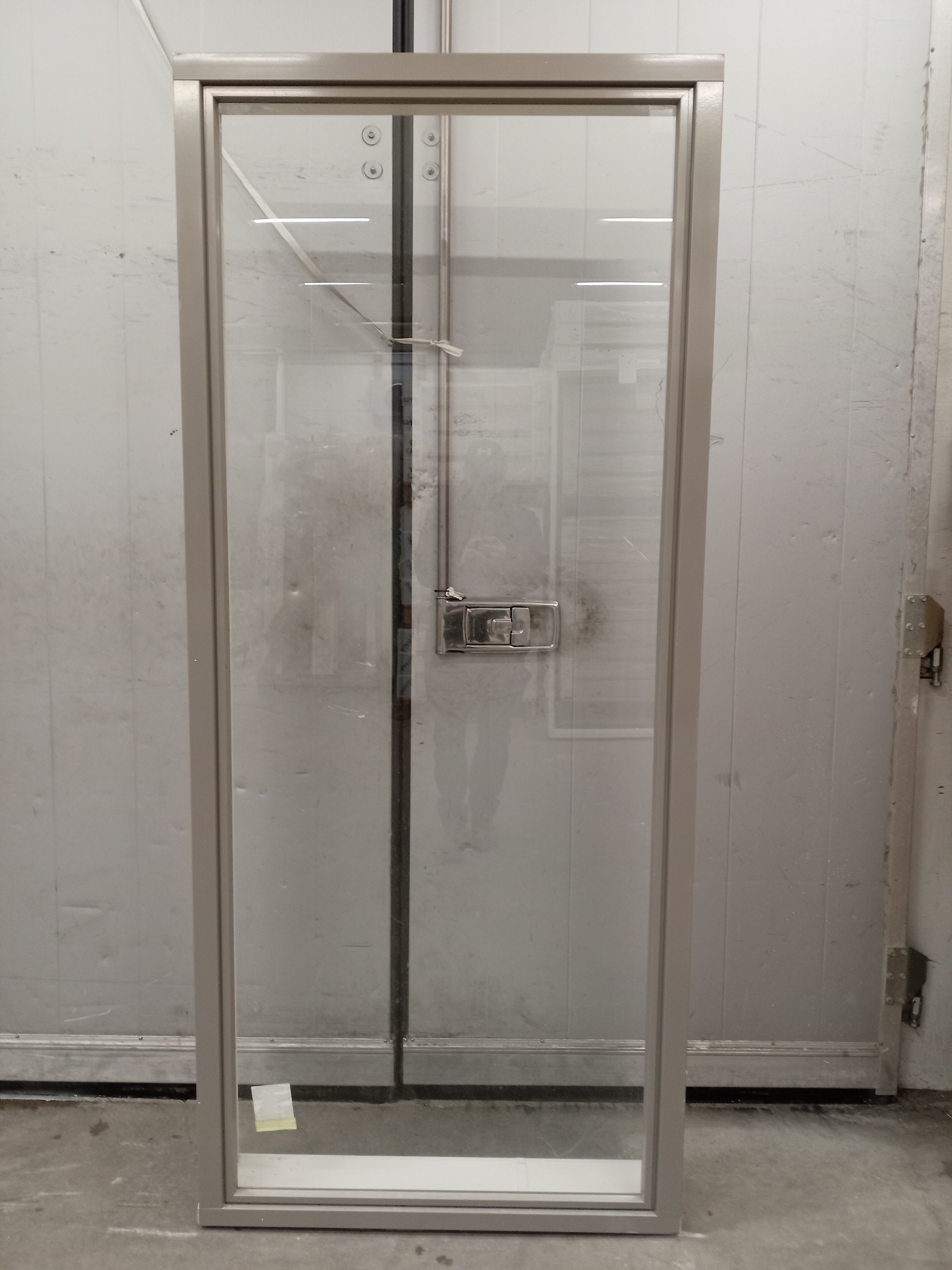 ALA-215, MSA 210, 990x2290, Vit/Grå, 1K ENKELT GLAS! - Nordic Sale