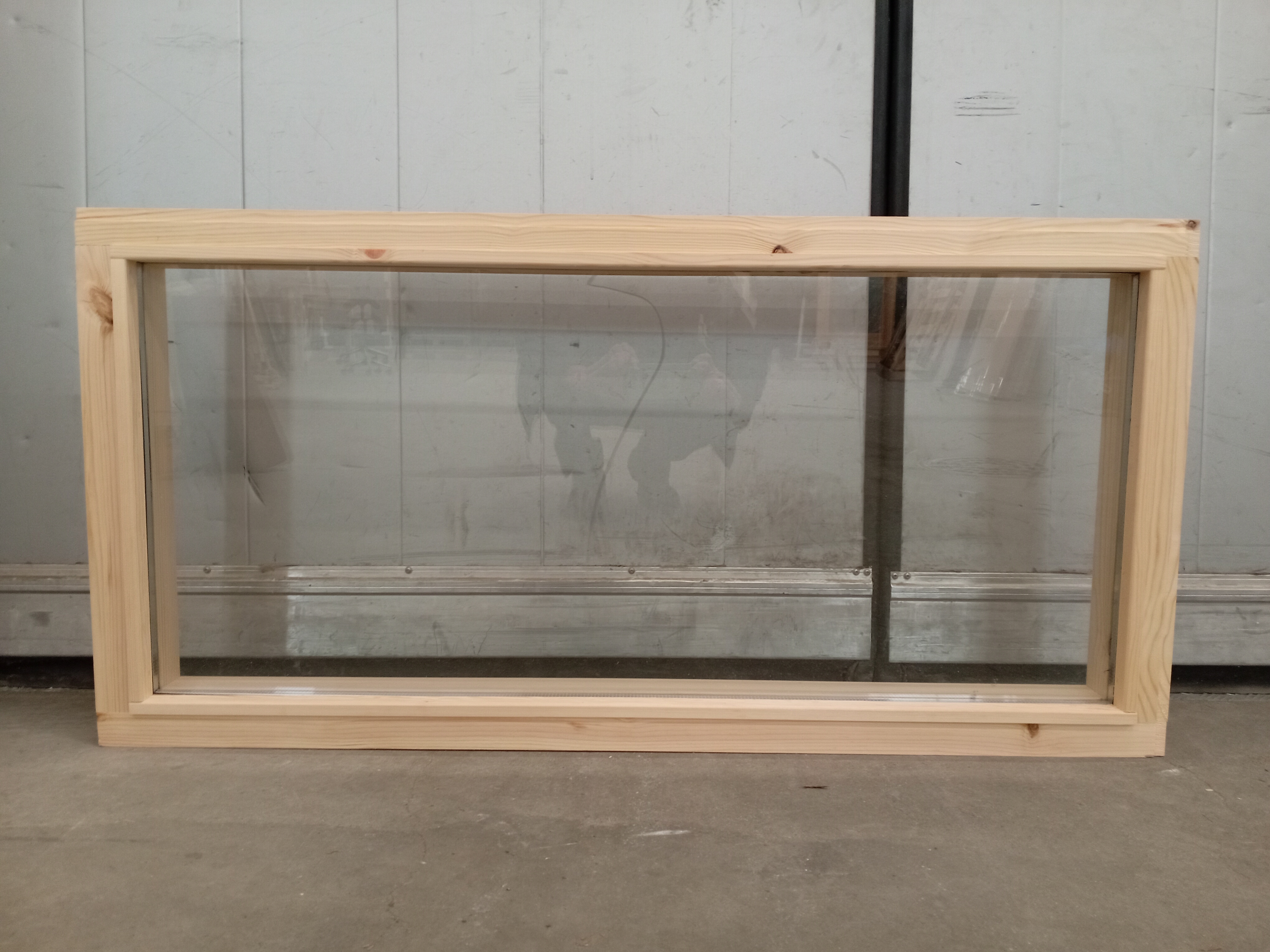 KY-47 Mökki-ikkuna - 12x6 (1190 x 590), Puuvalmis, 2K4 - Nordic Sale