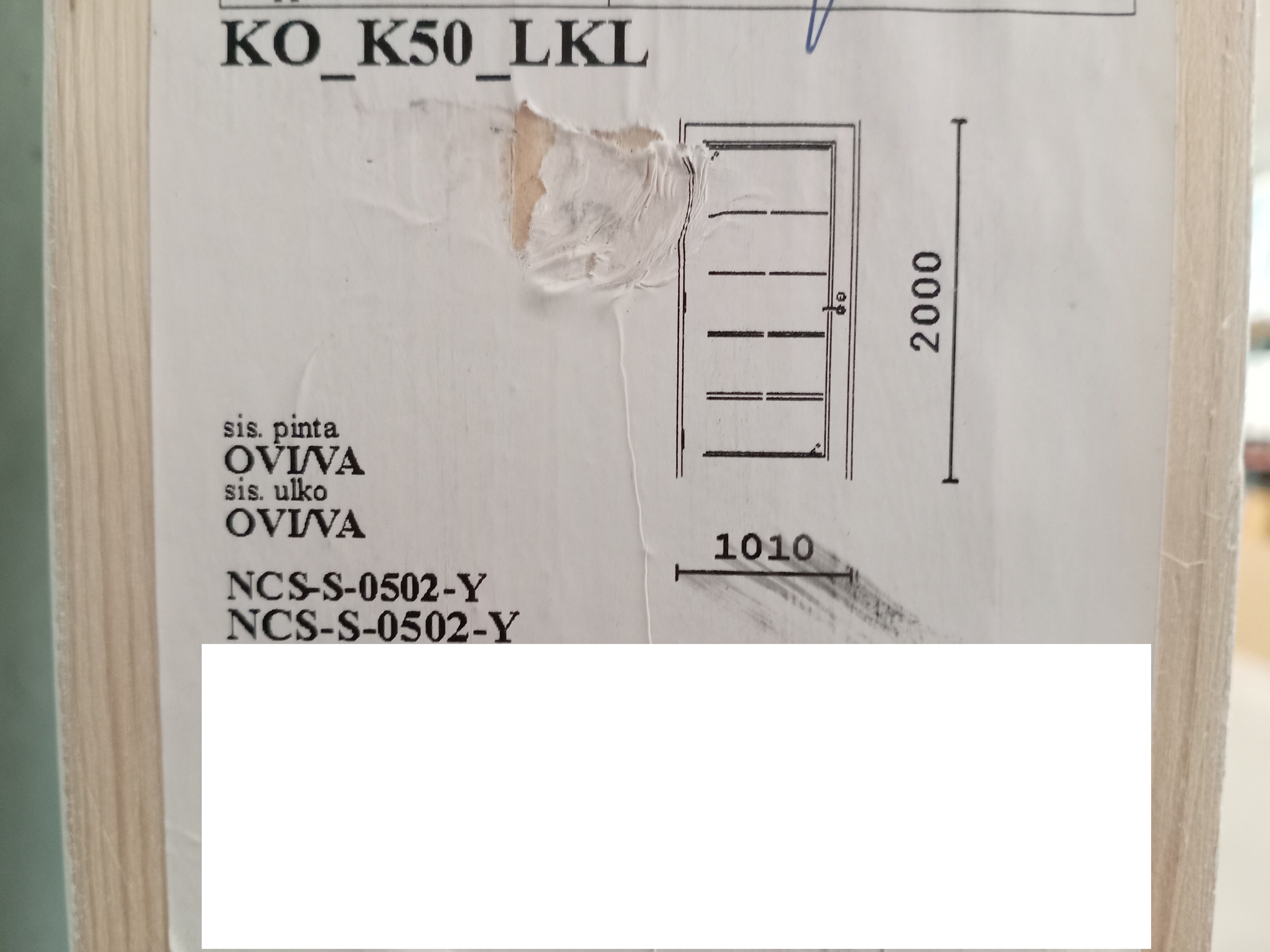 PIH-2178 Pihla, KO_K50_LKL, 1010x2000, OIK, Valk - Nordic Sale