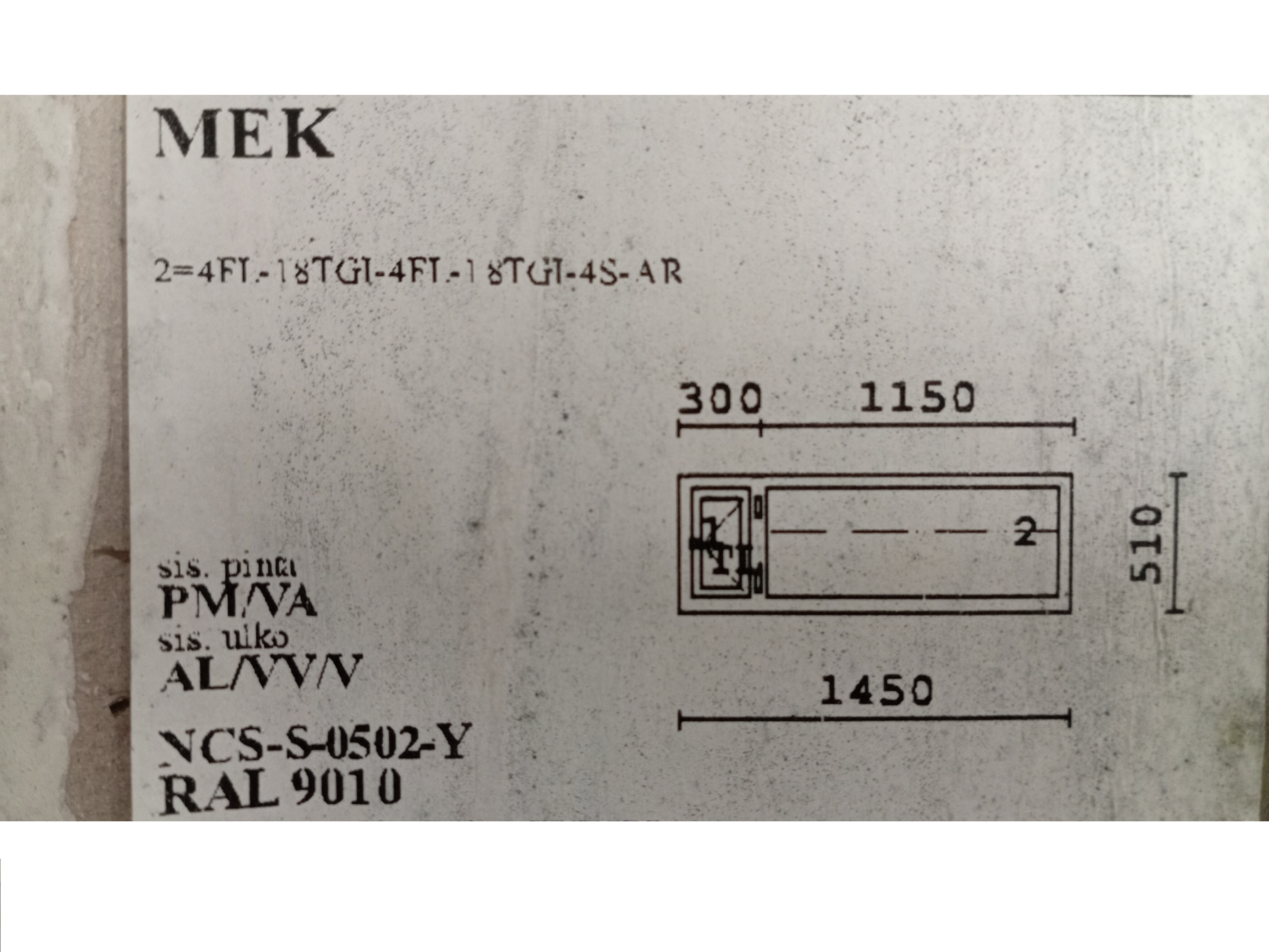 PIH-1941 MEKA 130, 1450x510, Valk, 3K4, B-MALLI - Nordic Sale